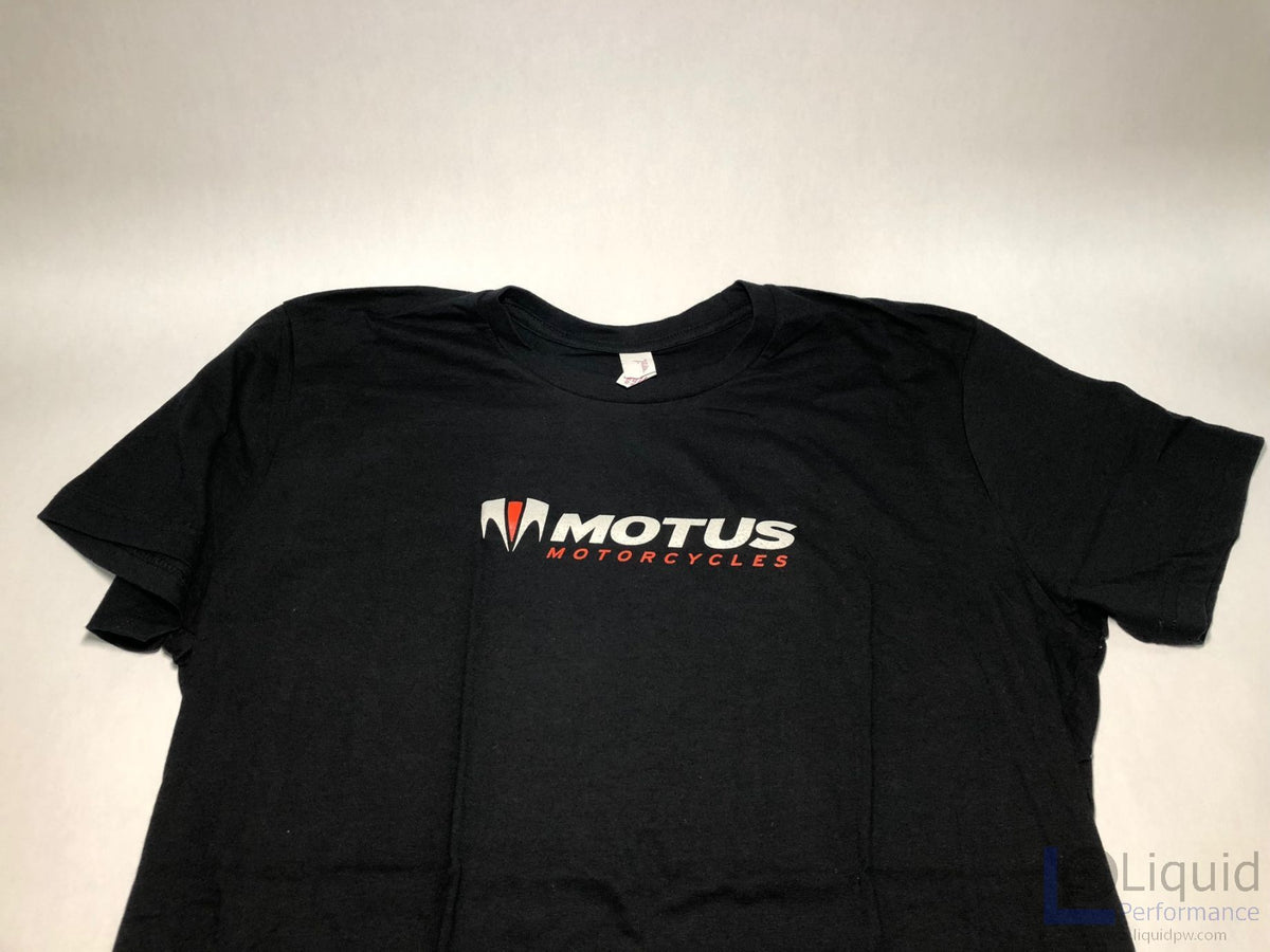Motus Logo Black T-Shirt - Women's – Liquid Performance
